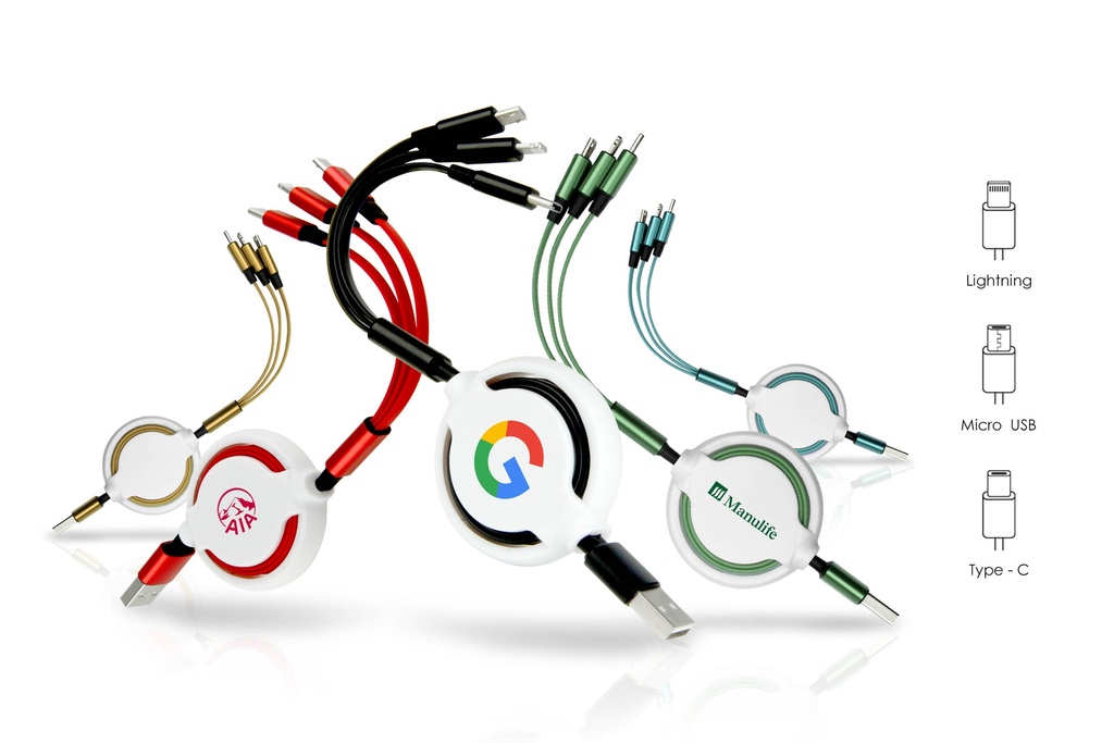 HURRICANE - Charging Cable (3in1) | Promotional Gift - Ideahouse